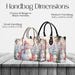 Snowman Design Ladies Handbag With Removable Strap, Christmas Faux ...