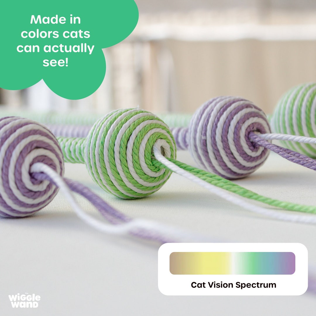 SALE the Wiggle Wand™ Cat Toy, 2023 Version WITHOUT RATTLE, Interactive ...