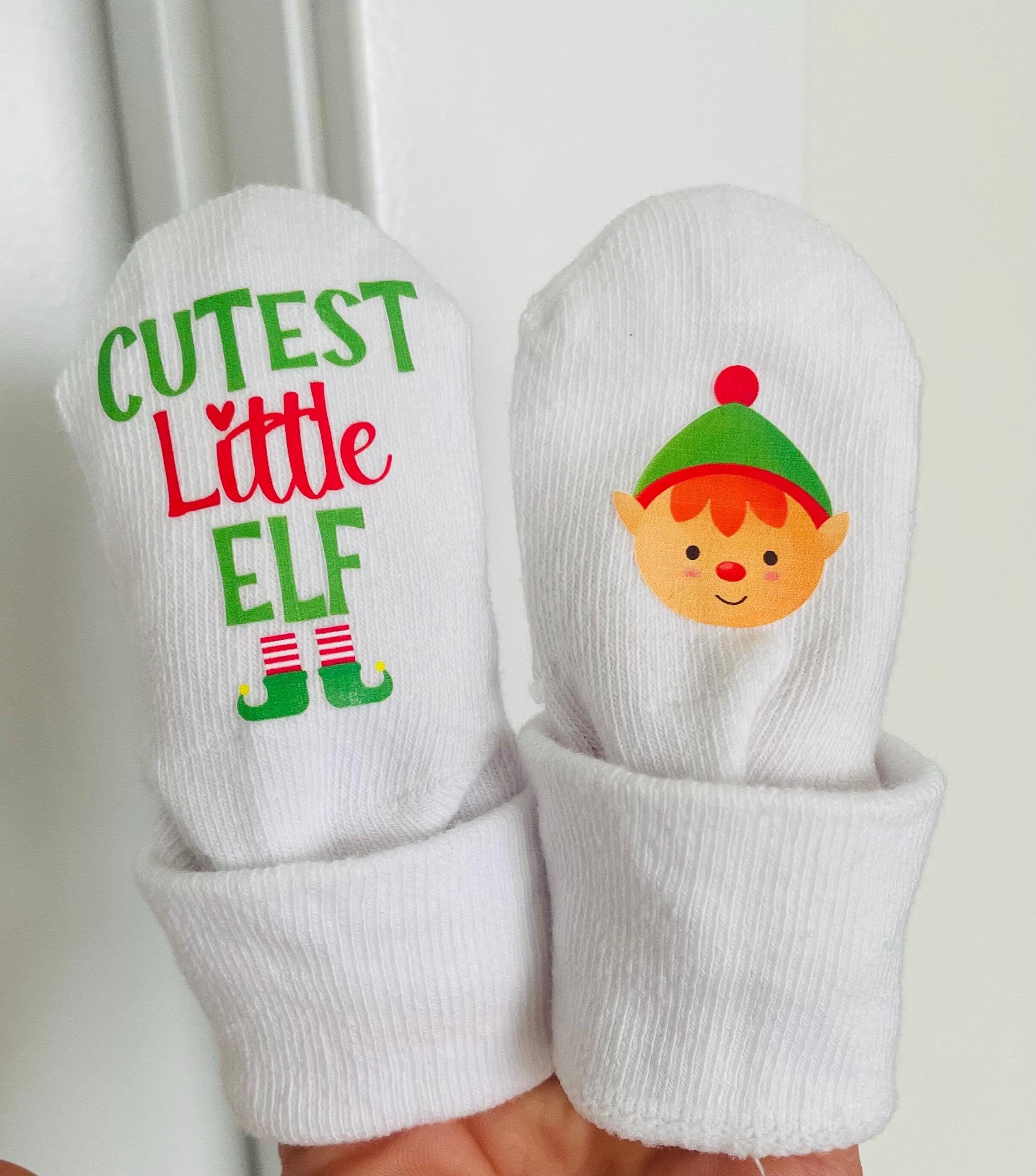 Cutest Little Elf Socks, Christmas Socks, Baby Clothes, Baby Shower ...
