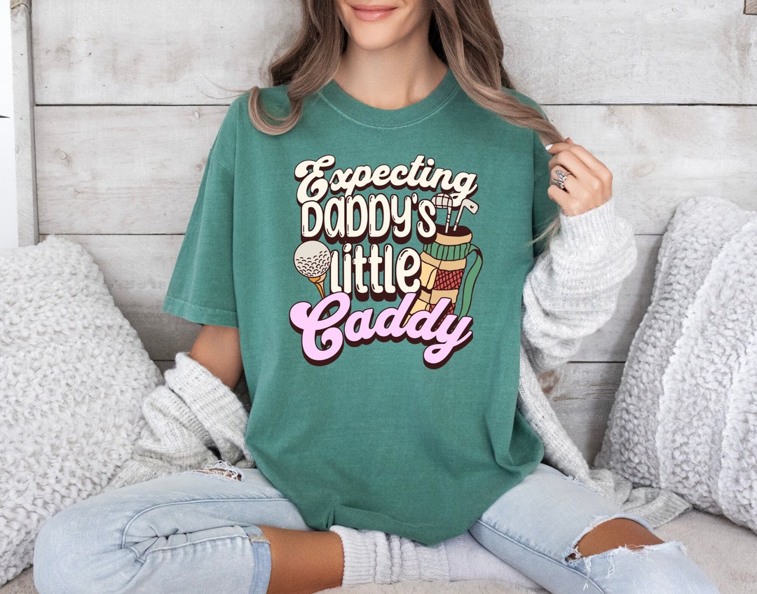 Expecting Daddy's Caddy Pink T-shirt, Mother's Day Shirt, Gender Reveal ...