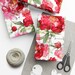 Beautiful Red Peony Wrapping Paper Red Peonies Gift Wrap Paper Peonies ...