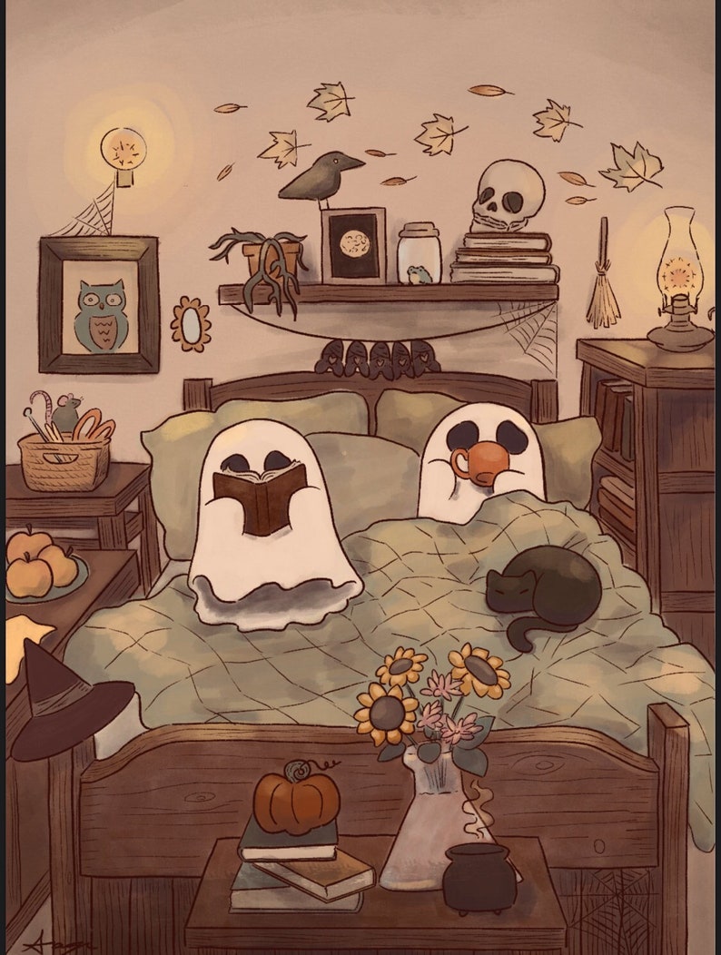 Cozy Ghosts - Etsy