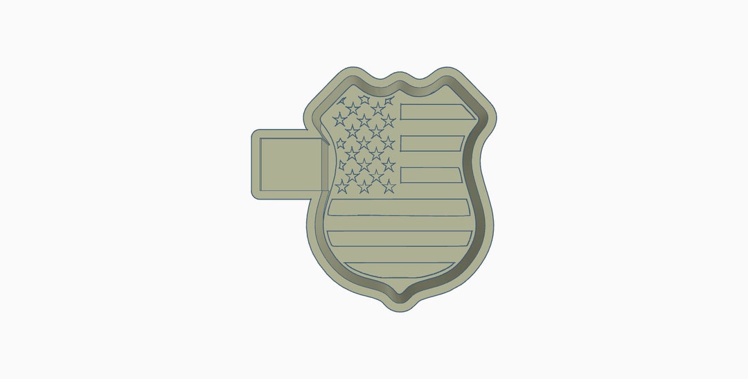 Police Badge Freshie Mold - Etsy