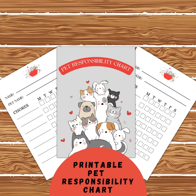 Pet Planner, Pet Health Record, Pet Records, Pet Care Binder, Pet ...