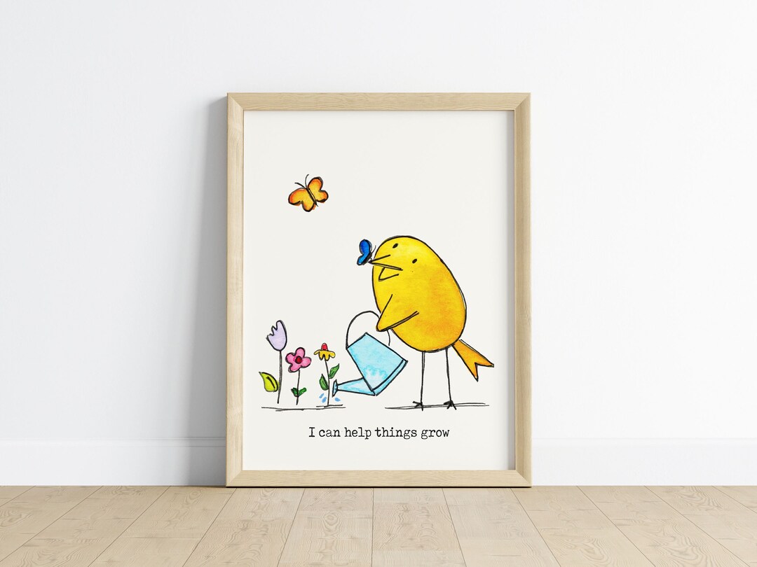 Positive Poster. Nature Lover. Kids Room Wall Art. Nursery Decor ...