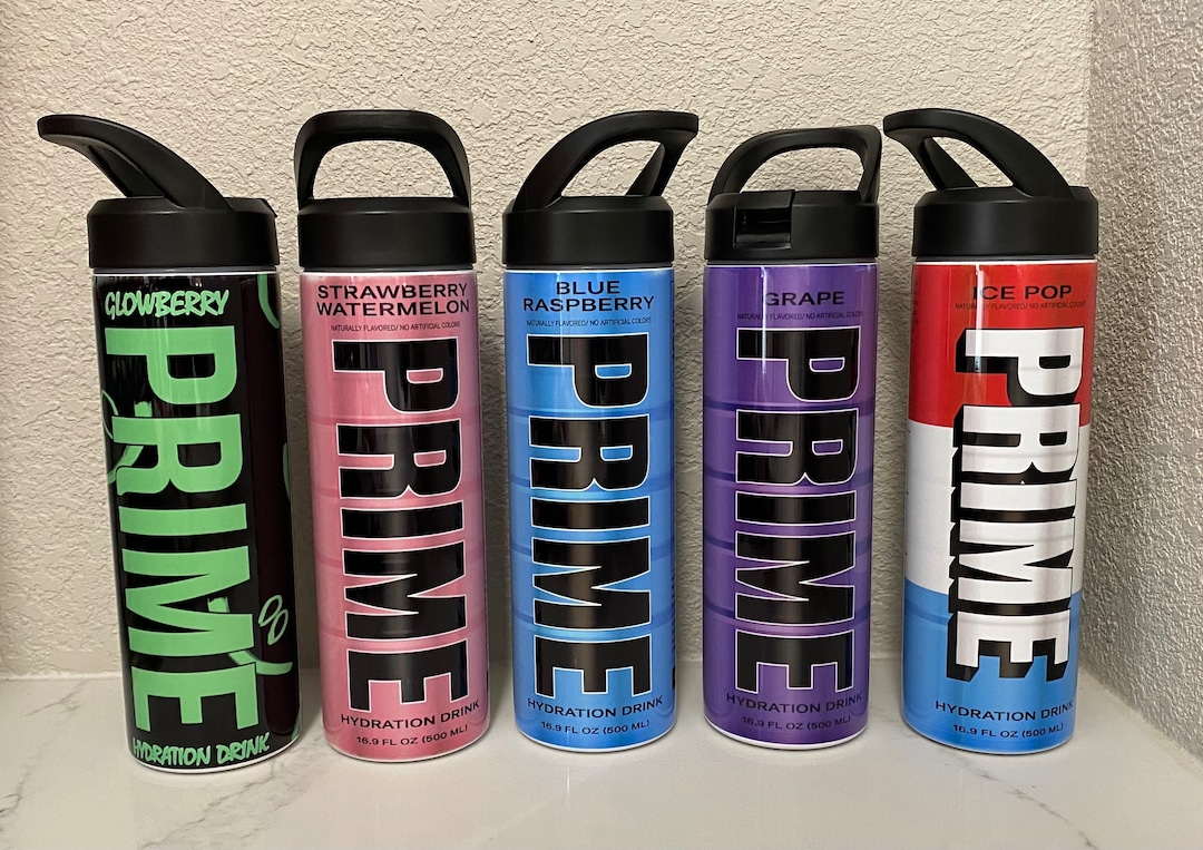 Prime Themed Water Bottle. 20 Oz. - Etsy