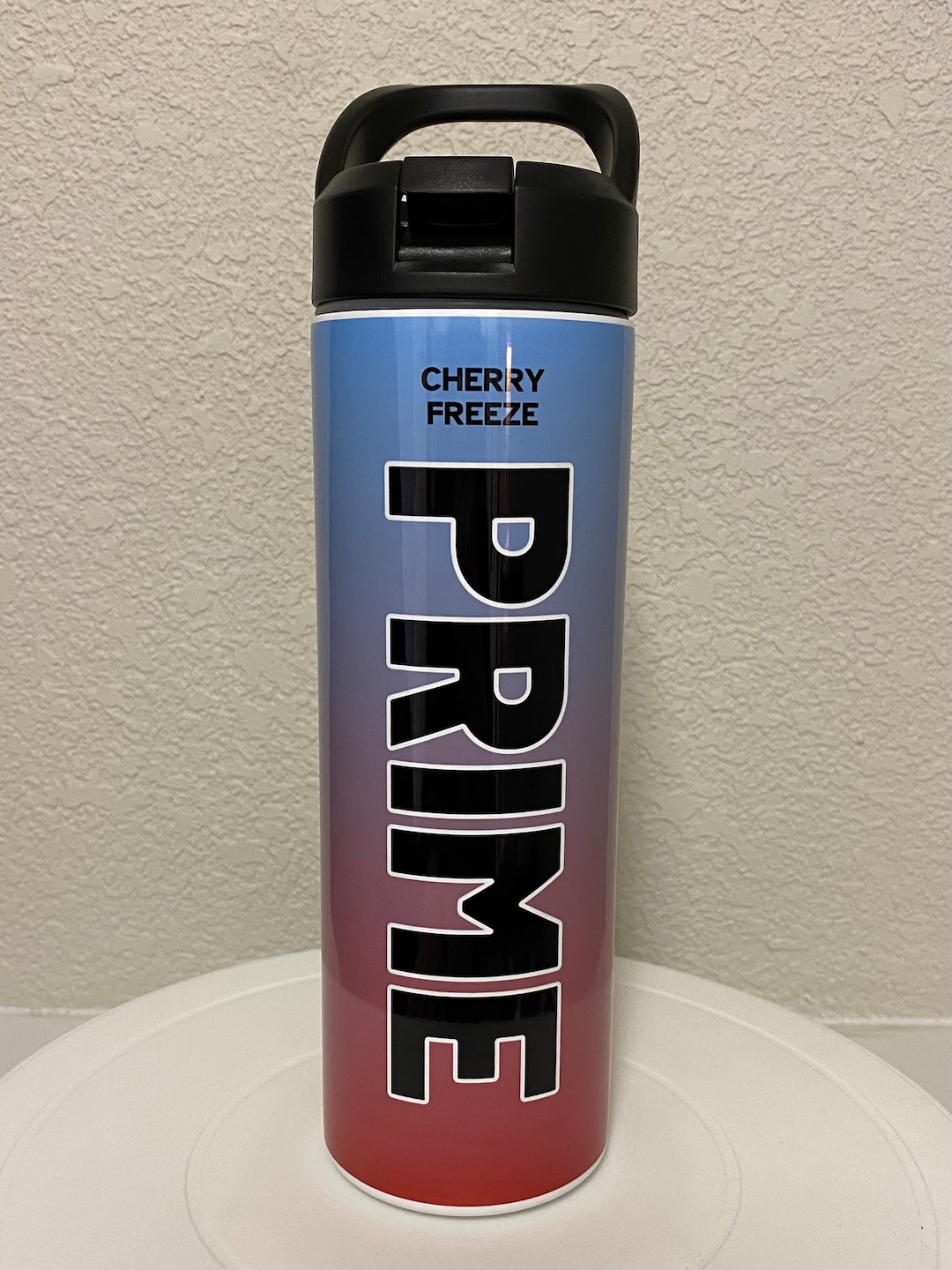 Prime Cherry Freeze Inspired Water Bottle. 20 Oz. - Etsy