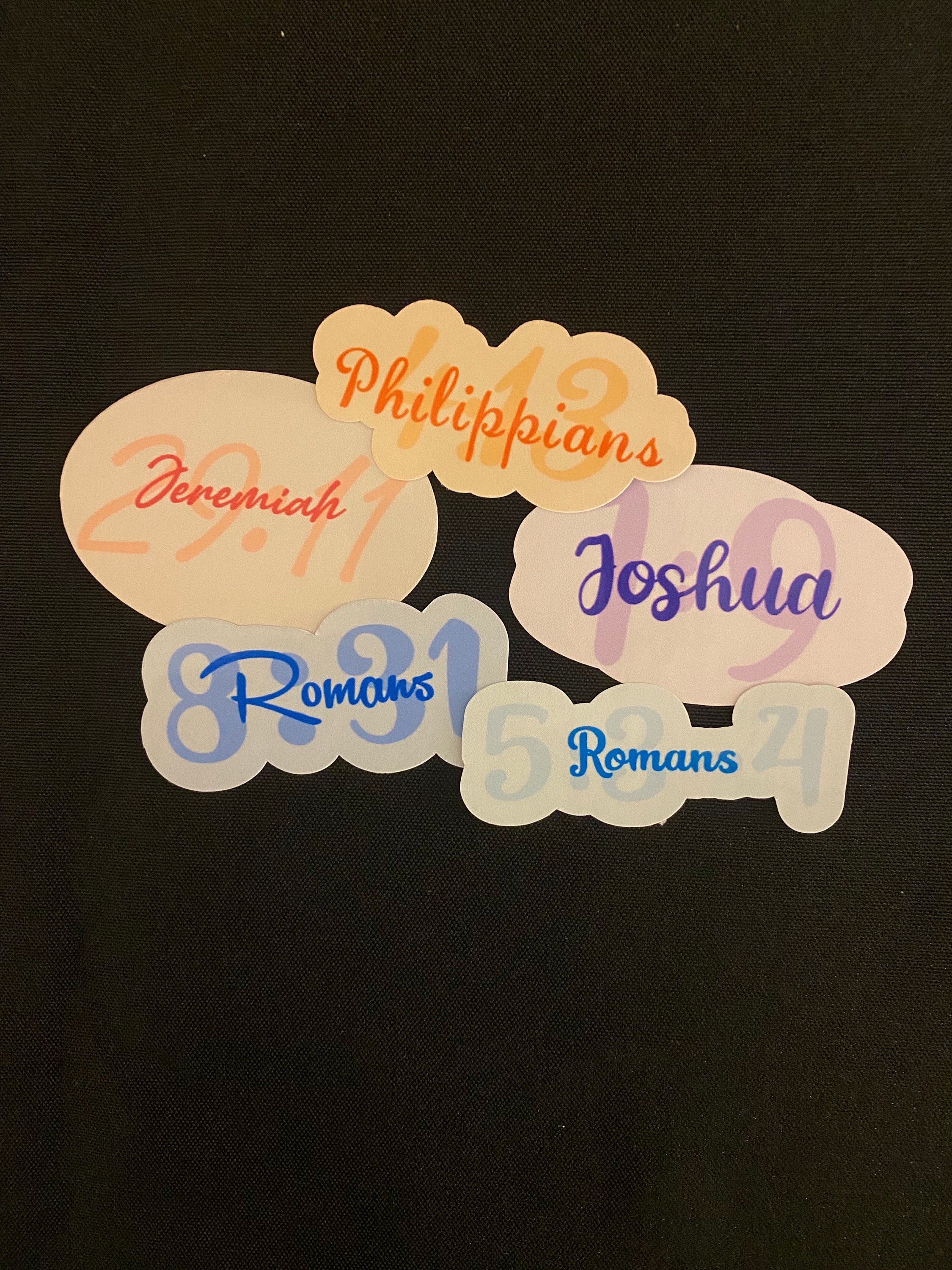 5 Scripture Stickers. Encouragement. Bible Verse. Philippians. - Etsy