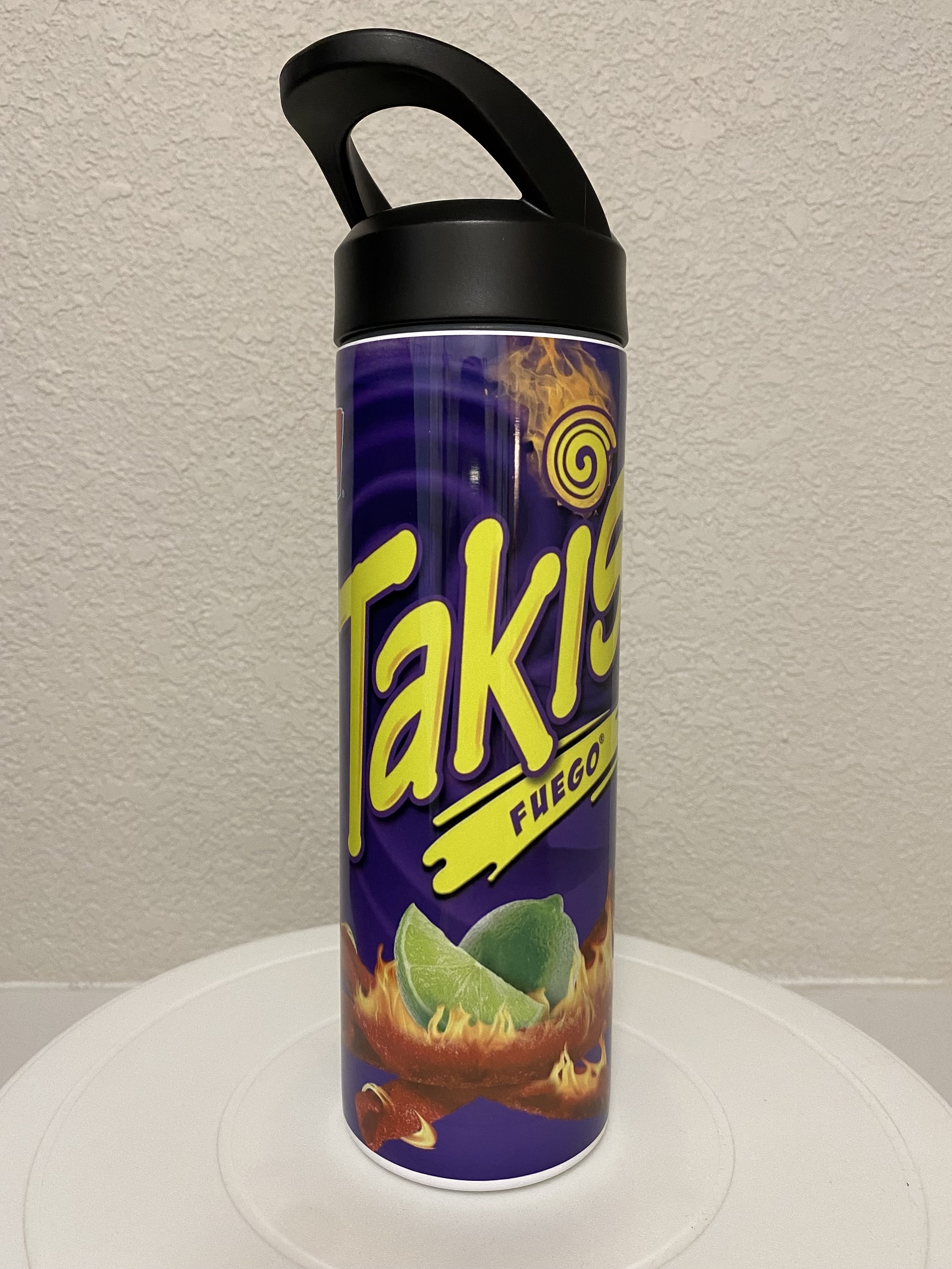 Takis Fuego Inspired Water Bottle. 20 Oz. - Etsy
