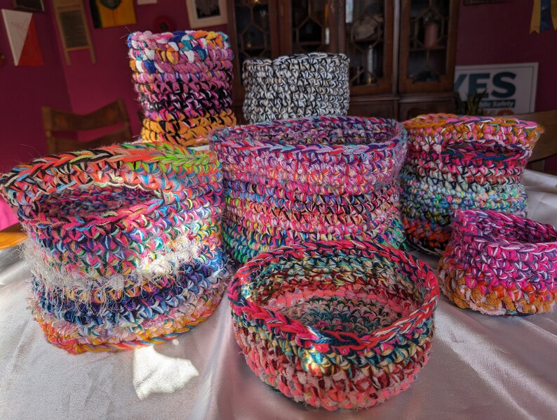 Unhinged Crochet Basket - Etsy