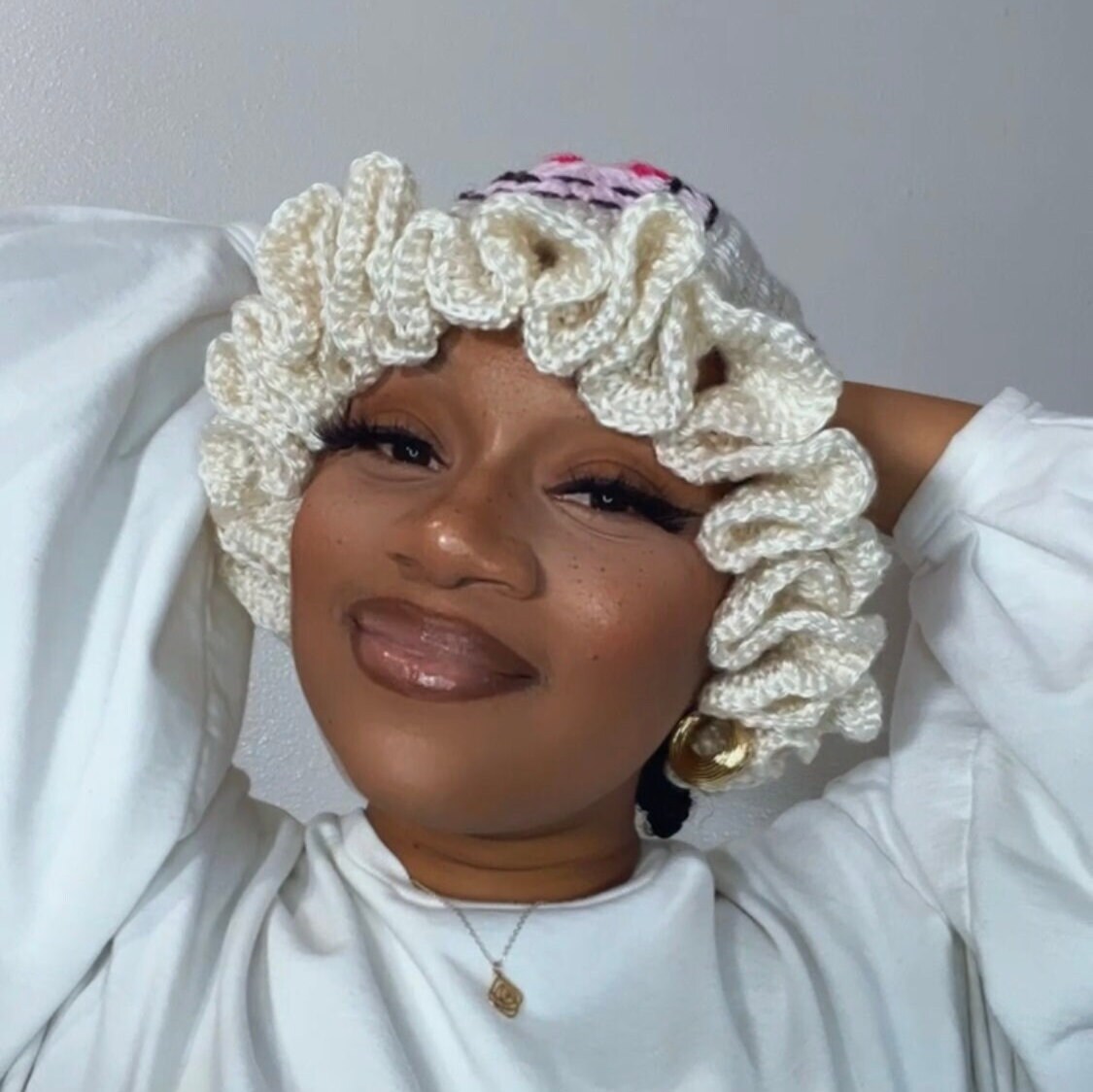 Heart Eyes Crochet Bucket Hat - Etsy