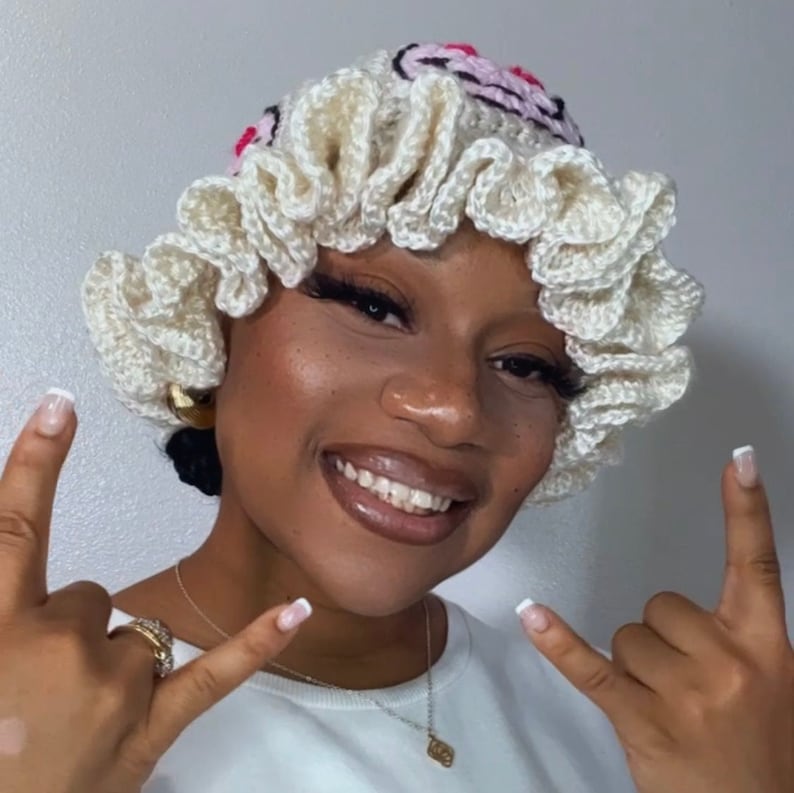 Heart Eyes Crochet Bucket Hat - Etsy