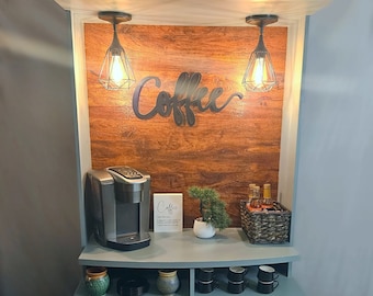 Custom Made Wine/coffee Bar - Etsy