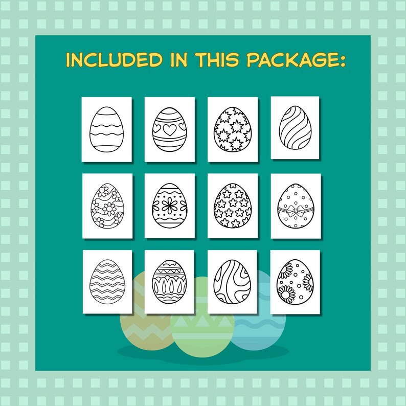30 Easter Egg Coloring Pages for Kids, Printable Easter Coloring Pages ...