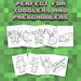 24 Printable Minecraft Inspired Bold Line Coloring Pages for Toddlers ...
