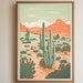 CACTUS Art, Cactus Print Poster, Modern Western Farmhouse Decor ...