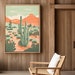 CACTUS Art, Cactus Print Poster, Modern Western Farmhouse Decor ...