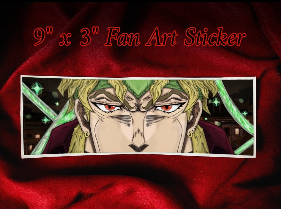 Dio, Joju's Strange Journey, Sticker, Decal, 9 In. X 3 In. - Etsy