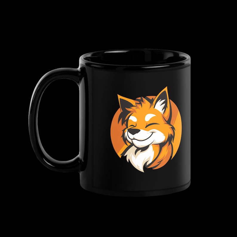 Fokks Logo Mug ,cute Logo Fox Character Furry Coffee Mug, Tea, 11oz - Etsy