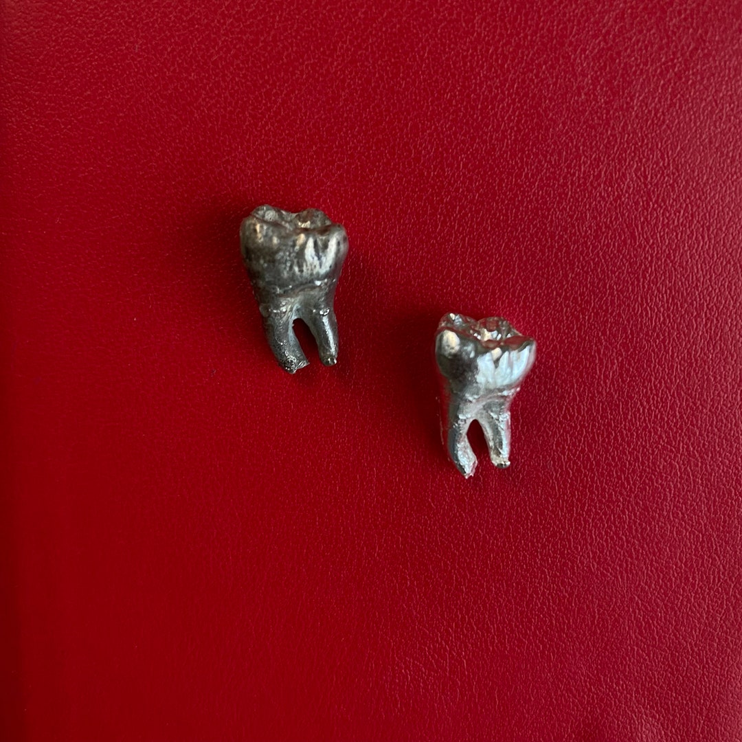 Molar Solderable Casting | Sterling Silver Tooth| Realistic Tooth ...