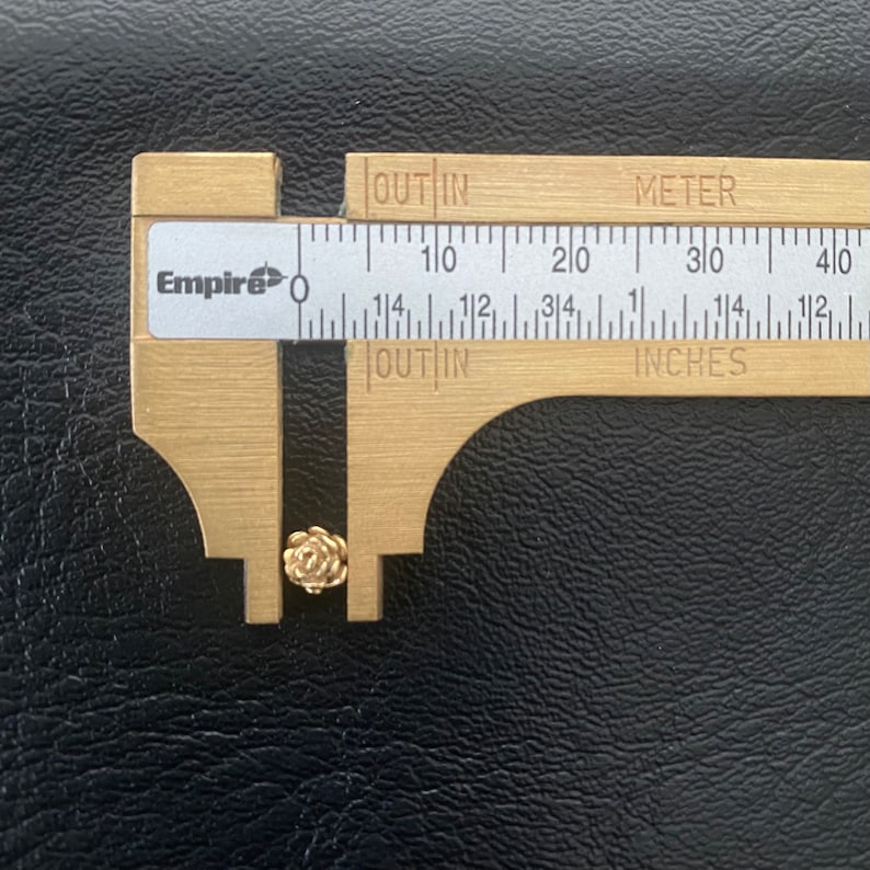 18K Solid Gold Big Rose; Flower Casting - Etsy