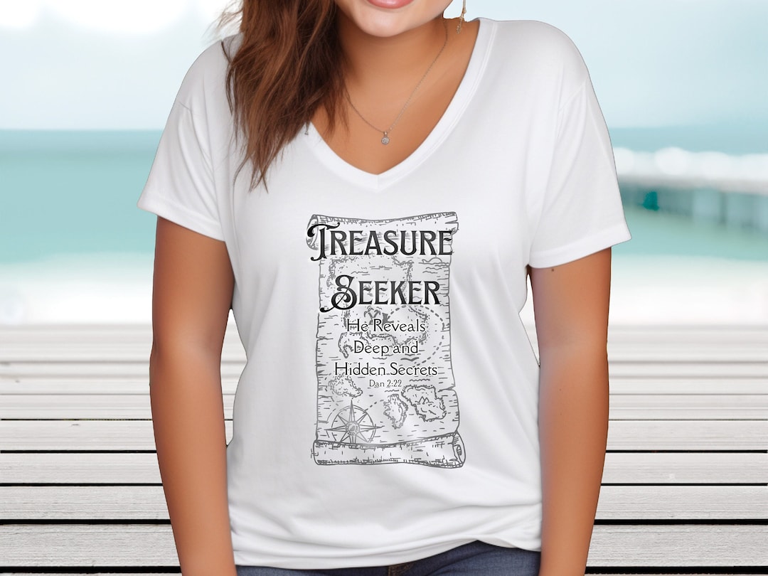 Treasure Seeker Shirt, Treasure Map Shirt, Deep and Hidden Secrets Dan ...