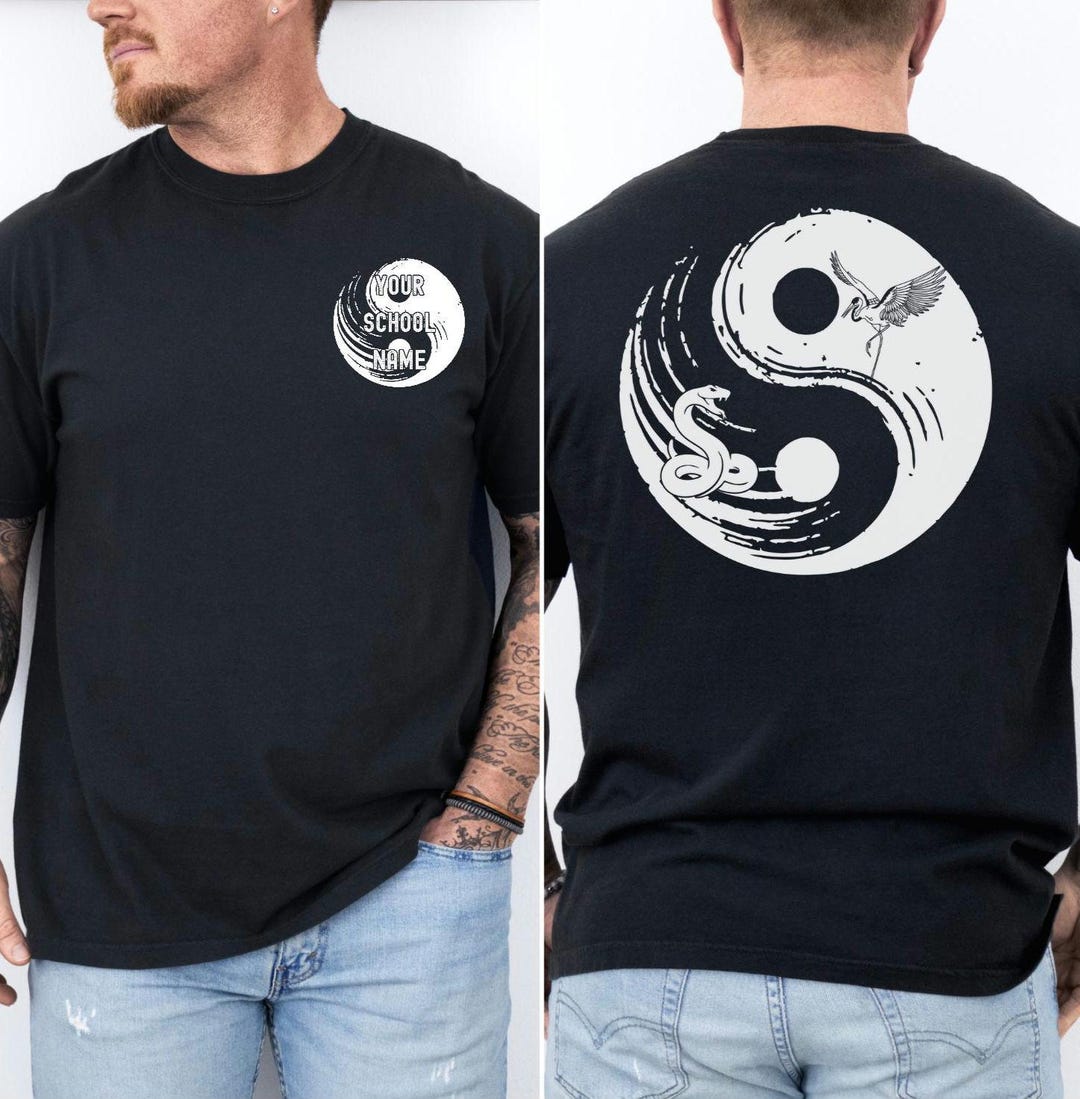 Custom Wing Chun Shirt, Martial Arts T-shirt, Kung Fu Shirt, Custom ...