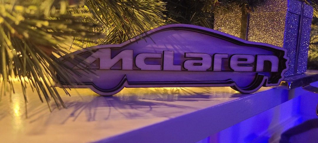 Mclaren Multilayer Laser Cut Lightburn File, Desk Shelf Table Wall ...