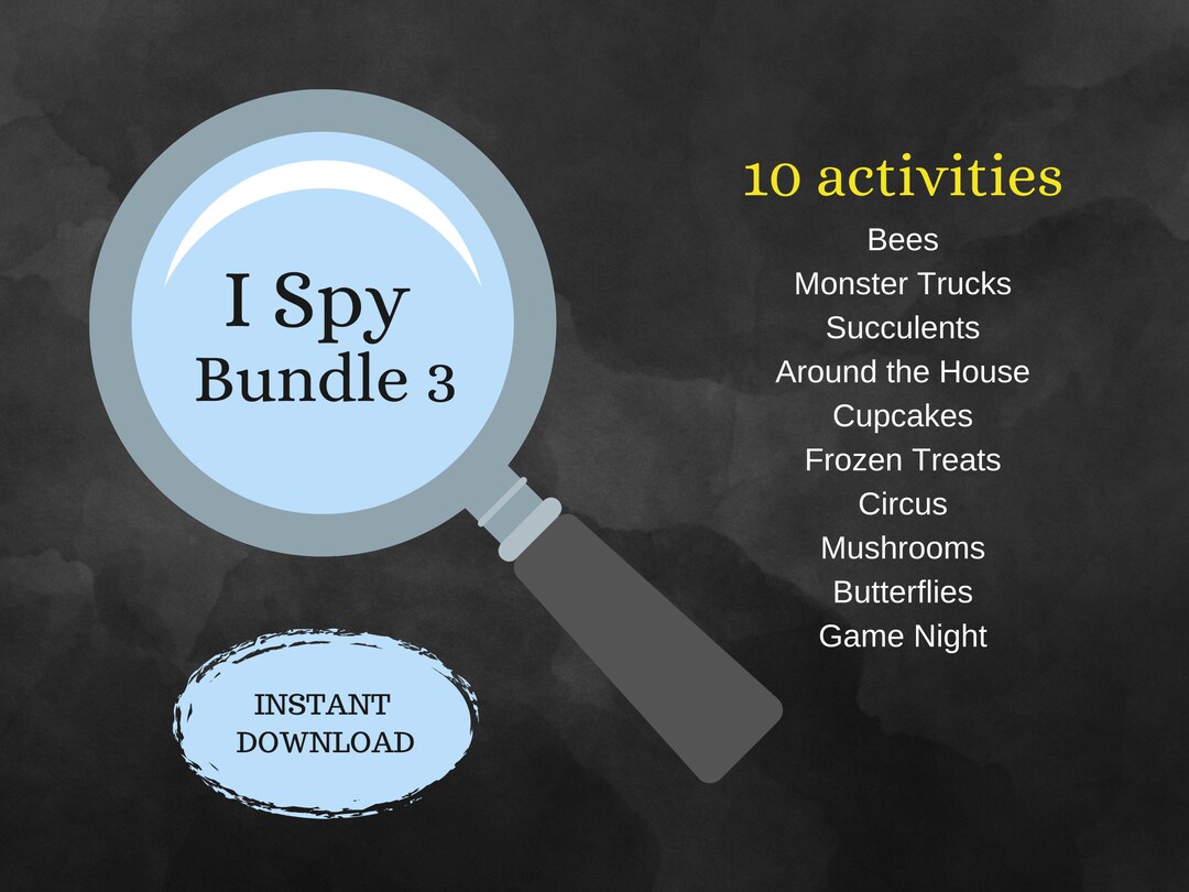 I Spy Bundle 3 - Etsy
