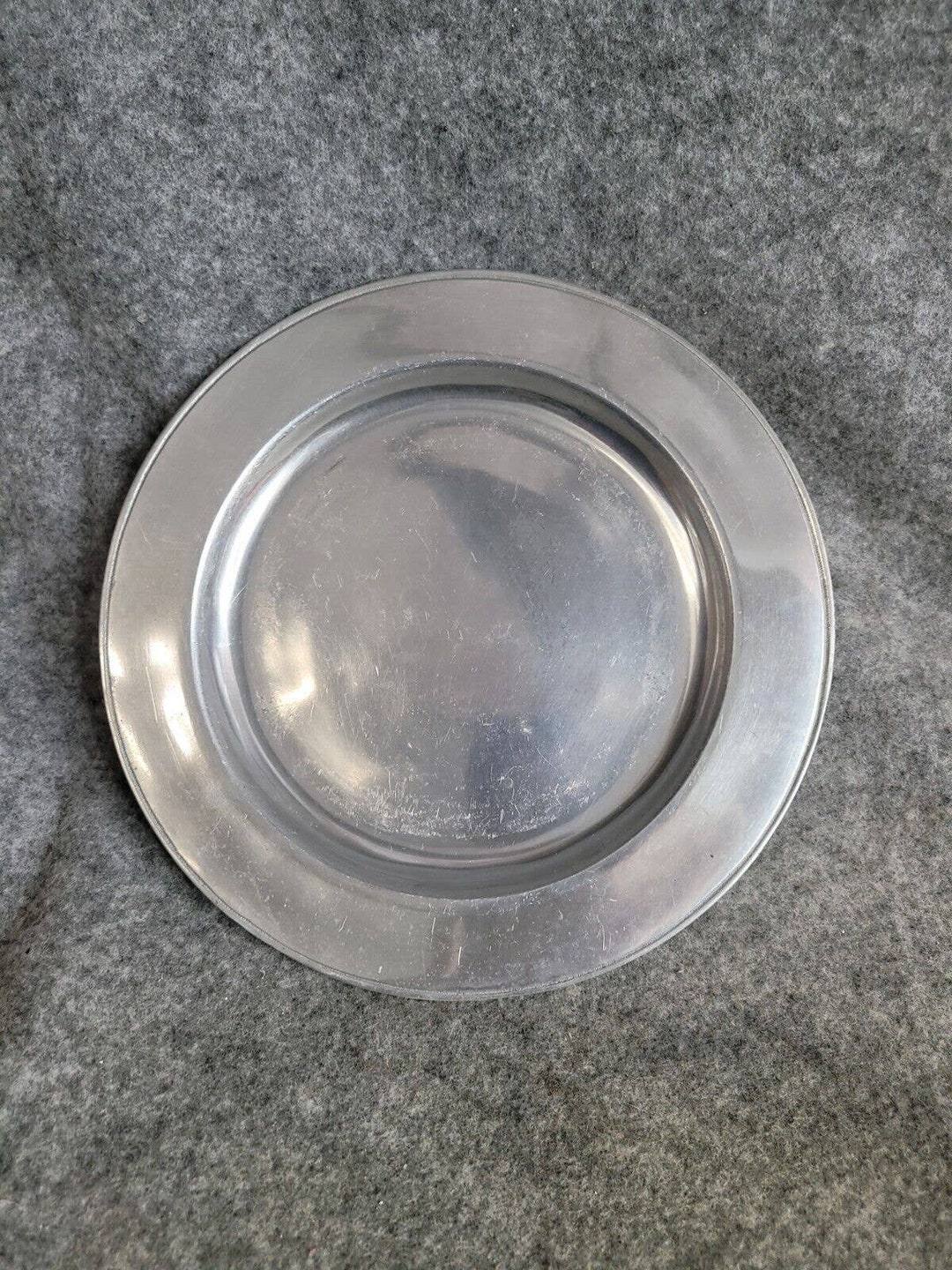 Vintage Wilton Columbia Dinner Plate Dinnerware Pewter PA USA RWP ...