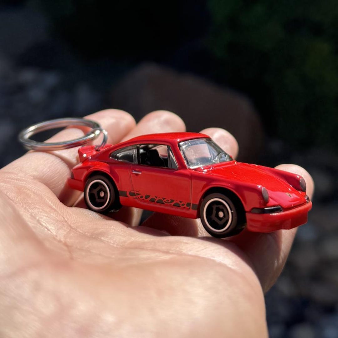 1973 Porsche 911 Carrera Keychain, Red 70s Porsche 911 Carrera RS 2.7 ...