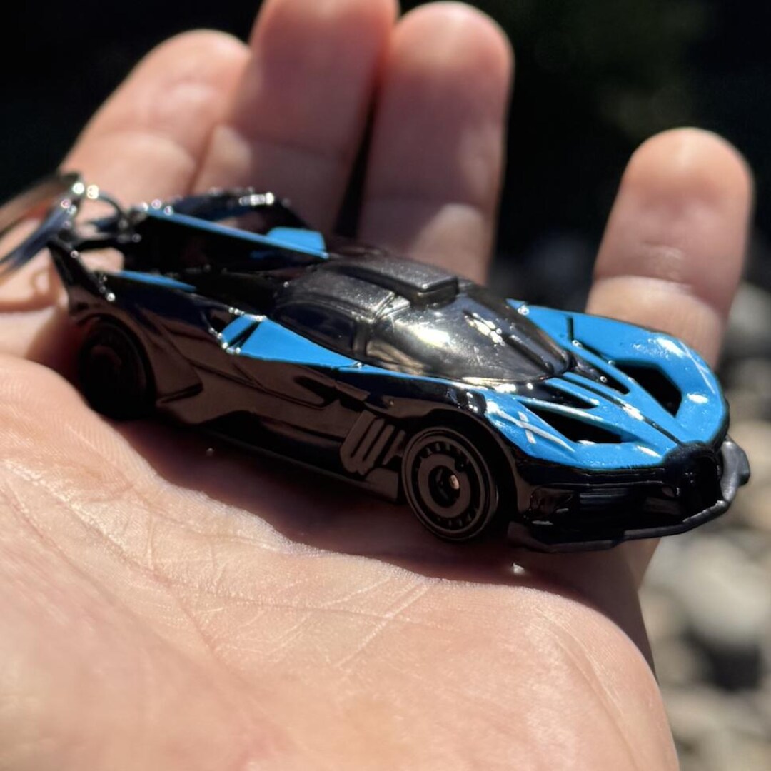 Bugatti Bolide Keychain, Blue Bugatti Keyring, Key Accessories - Etsy