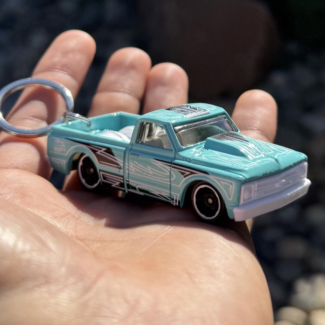 Chevy C10 Keychain, Baby Blue 1967 Chevrolet Truck Keyring - Etsy