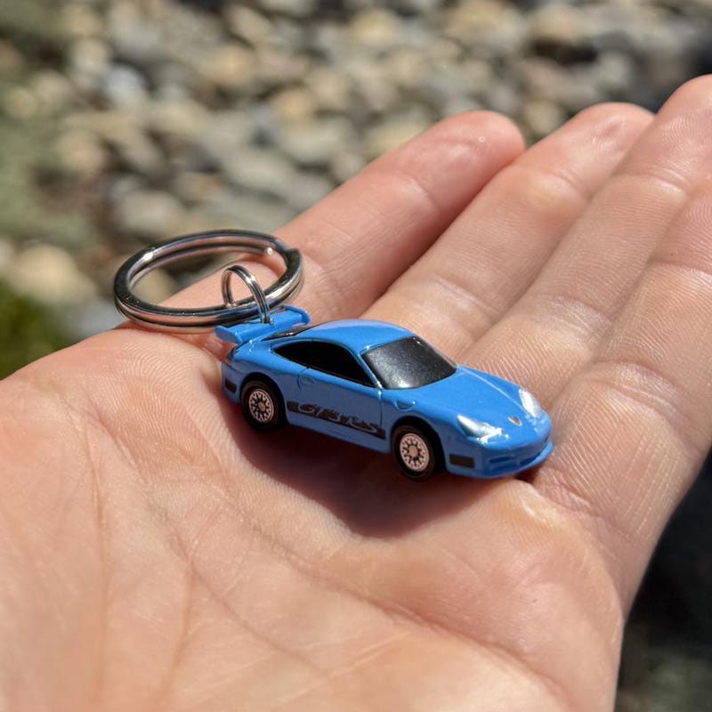 Mini Porsche 911 Keychain - Etsy