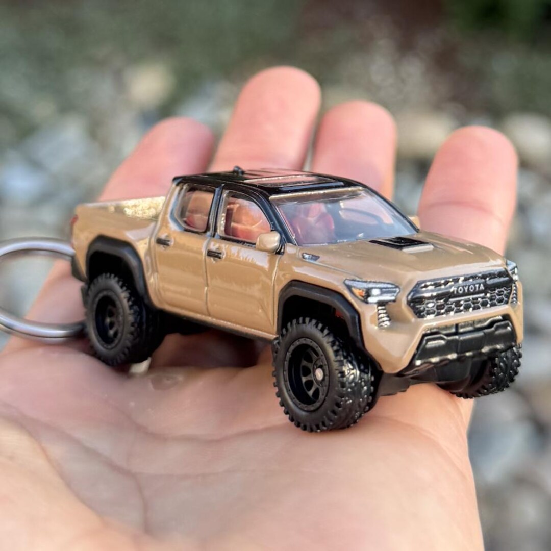 2024 Toyota Tacoma TRD Pro Mini Keychain Brown Keyring Accessories ...