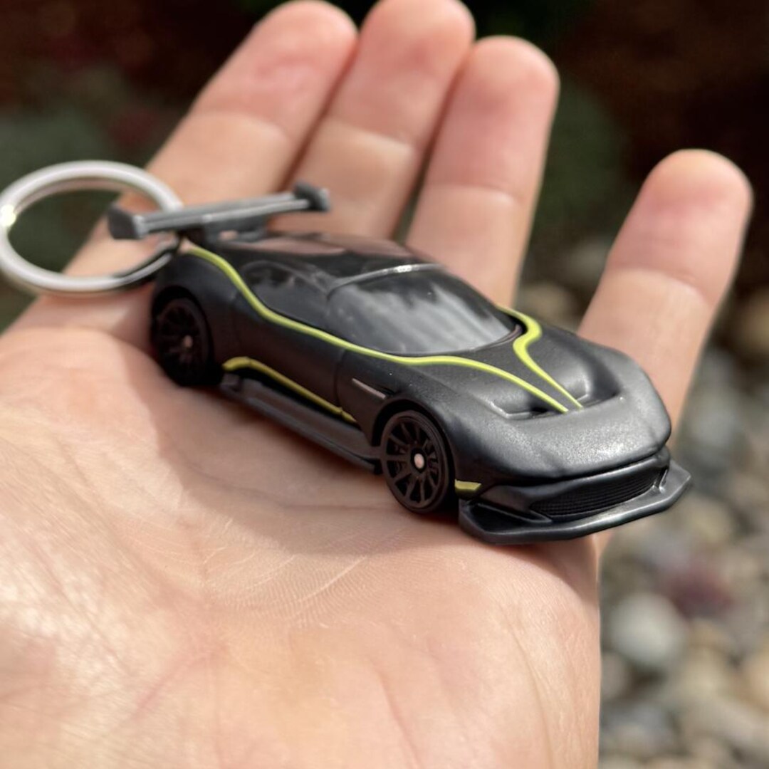 Aston Martin Vulcan Dark Grey Mini Keychain Keyring Accessories ...