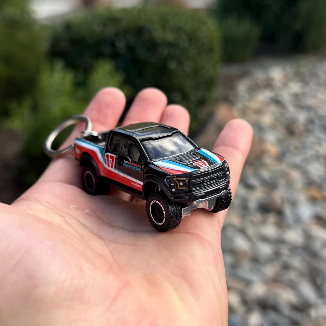 Ford F150 Raptor Keychain, Ford Raptor Black Keyring - Etsy