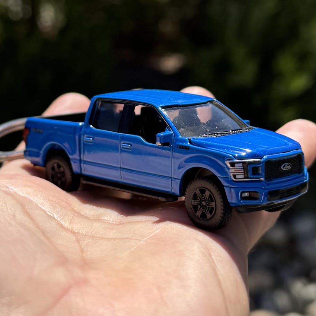 Ford F150 Blue Keychain Mini Scale F-150 Truck Keyring Charms - Etsy