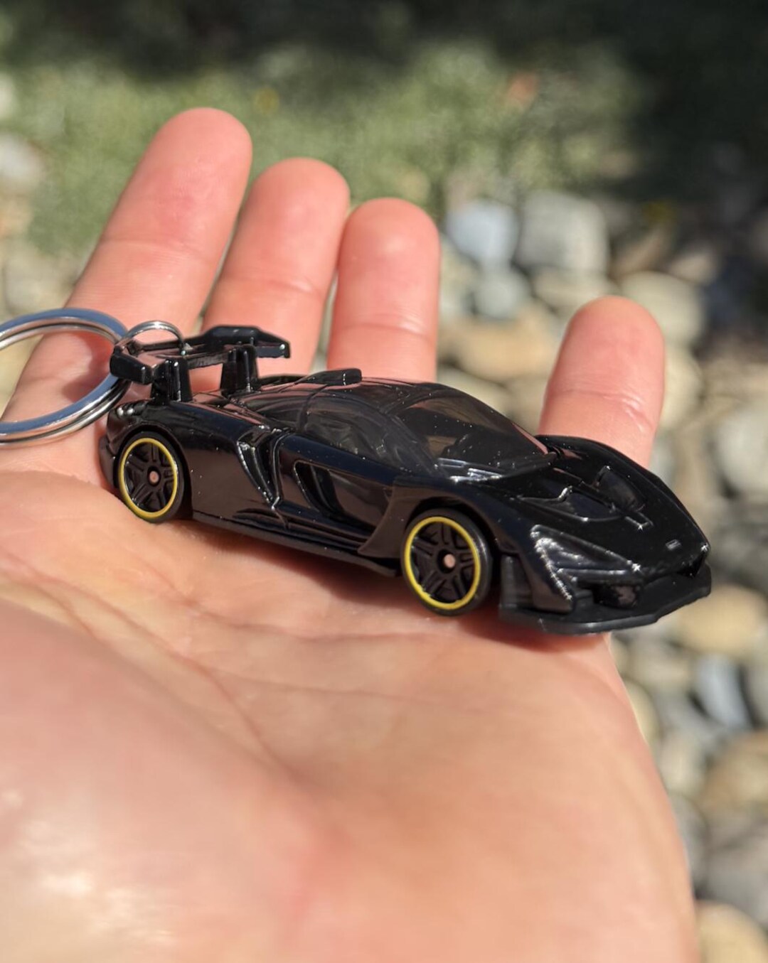 Mclaren Senna Keychain Black Keyring Accessories Mini Supercar Charm - Etsy