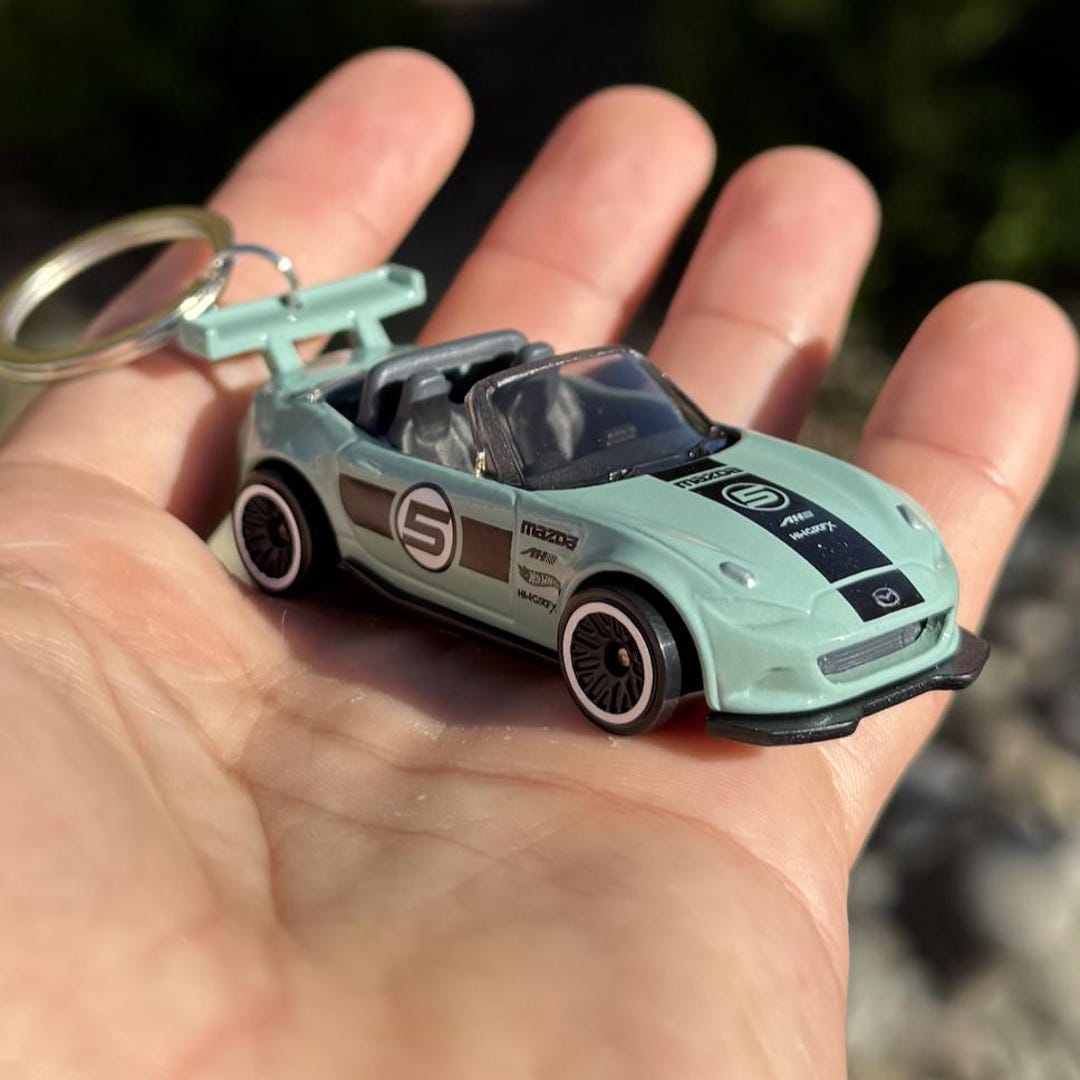 Teal Miata Keychain, Mazda MX-5 Car Accessory - Etsy