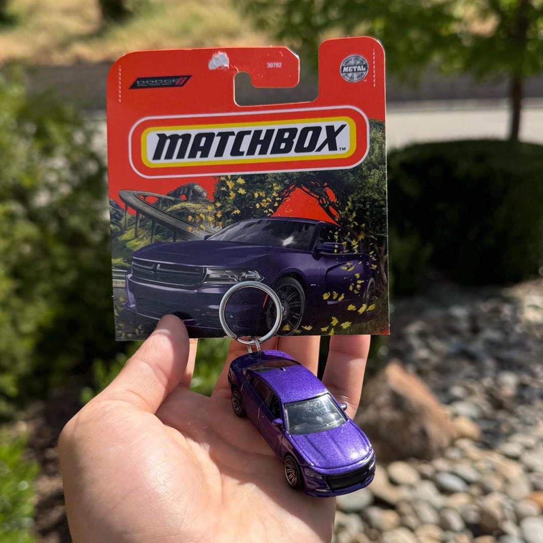 Dodge Charger Keychain, Purple Charger Keyring, Dodge Accessories - Etsy