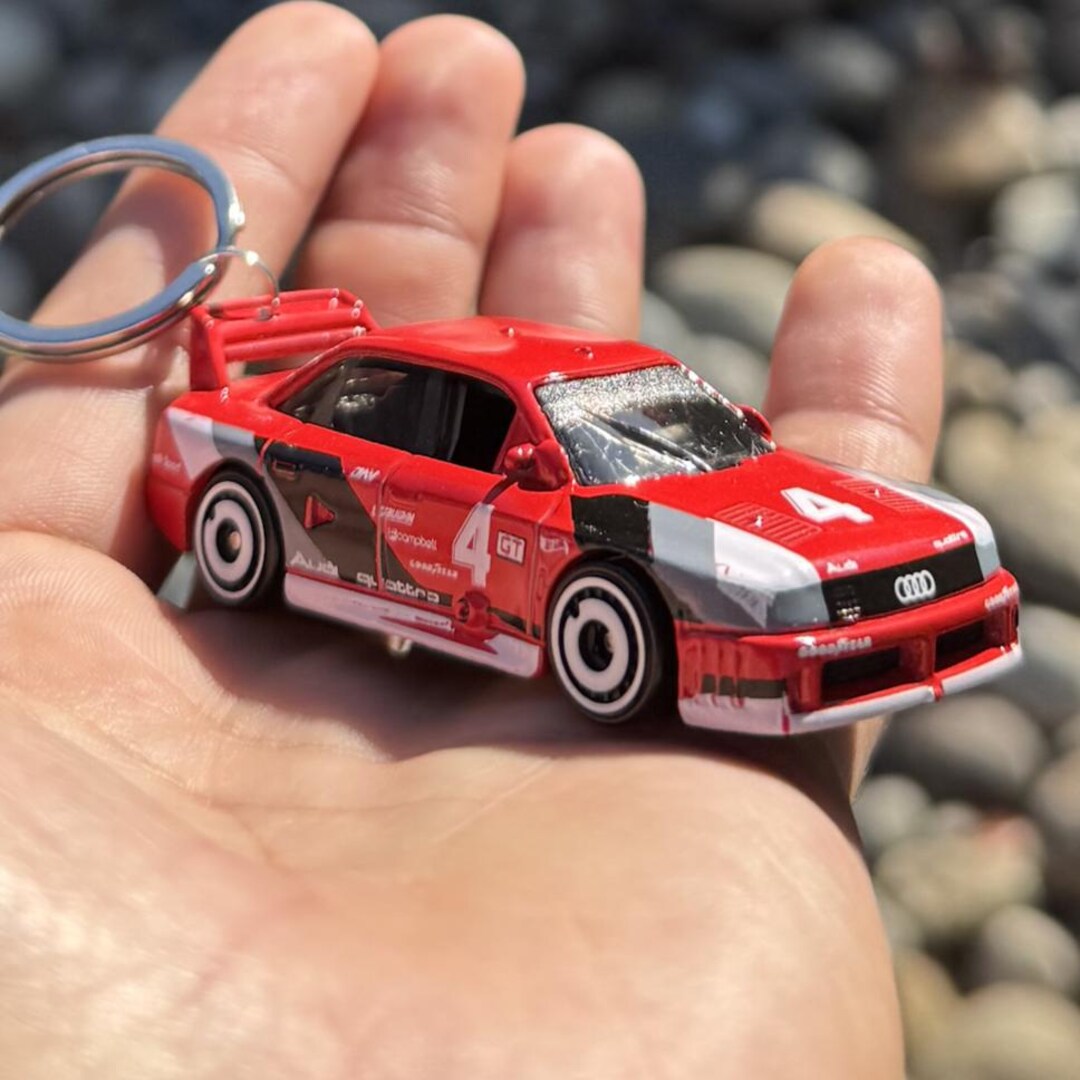 Audi Quattro Keychain: Red 1990s Car Accessories - Etsy