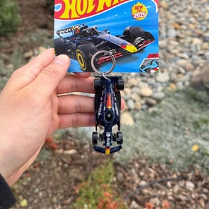 Formula One Keychain, F1 Hotwheel Keyring, Race Car Mini Car Charms - Etsy