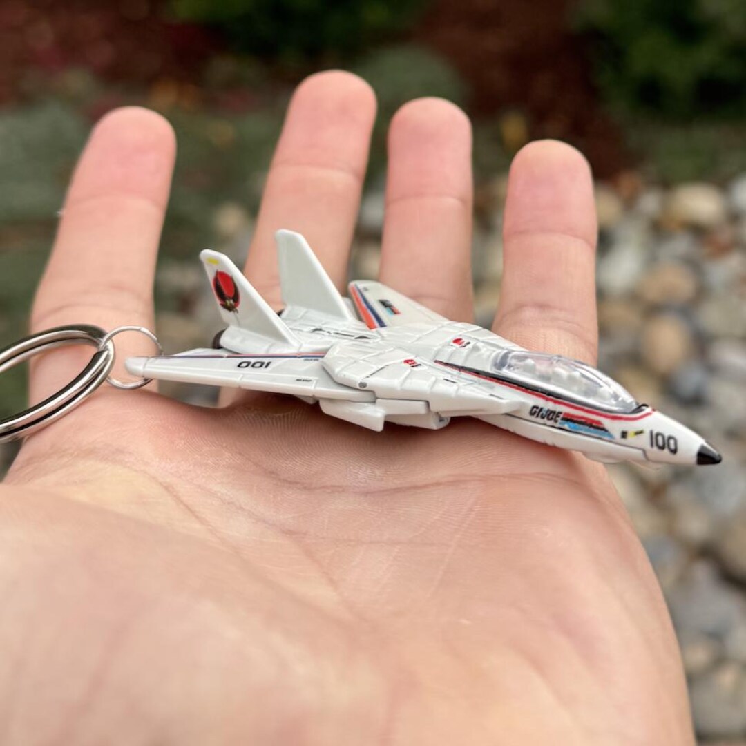 G.I. Joe Sky Striker F-14 Tomcat Keychain Keyring Accessories Mini ...