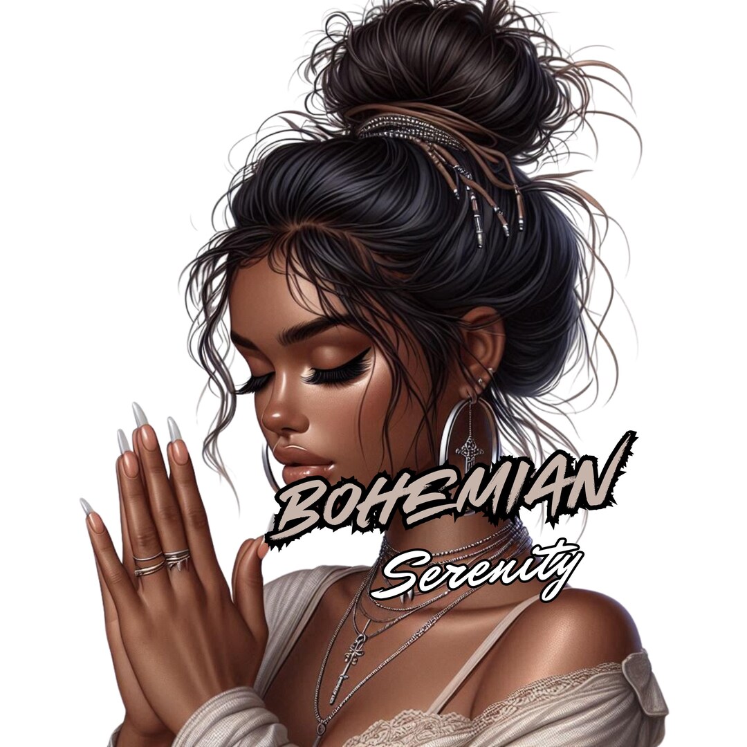 Bohemian Girls in Prayer 19 PNG Images - Etsy