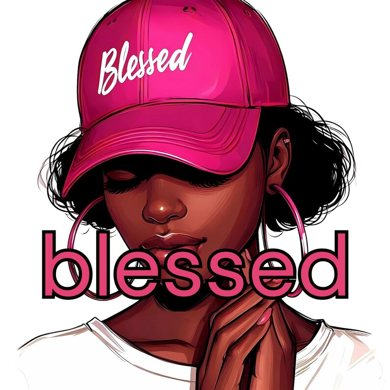 Blessed Baseball Cap African American Stylish African American-inspired ...