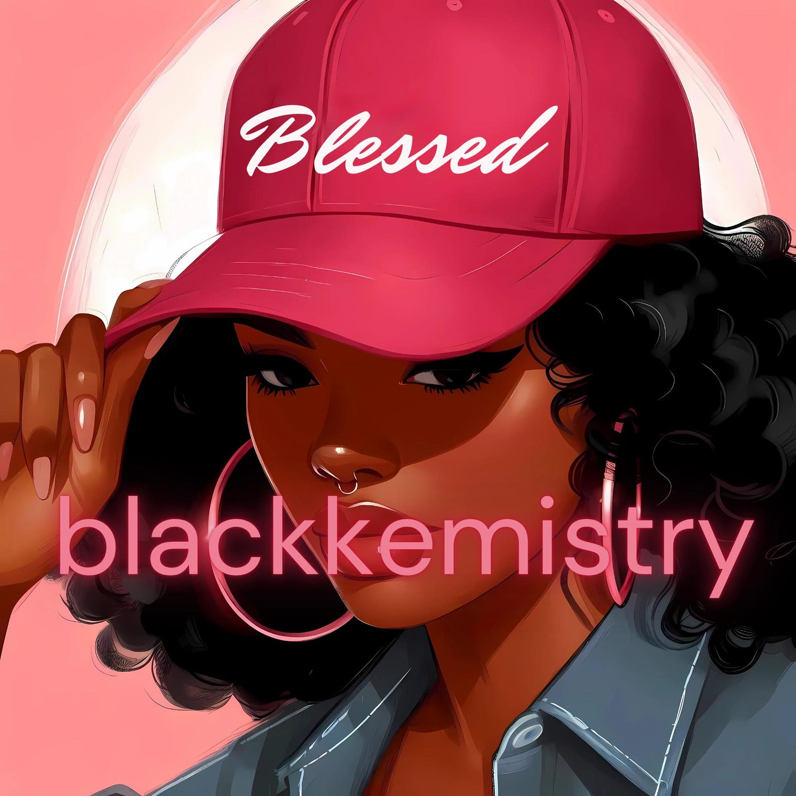 Blessed Baseball Cap African American Stylish African American-inspired ...
