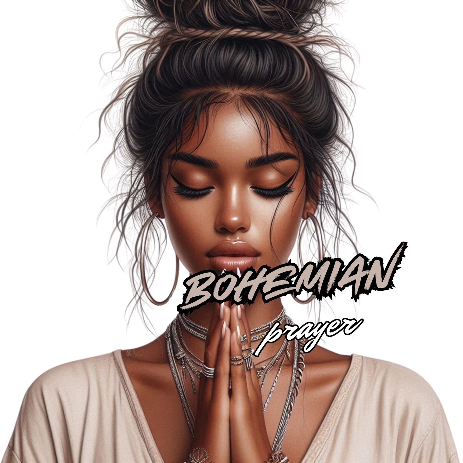 Bohemian Girls in Prayer 19 PNG Images - Etsy