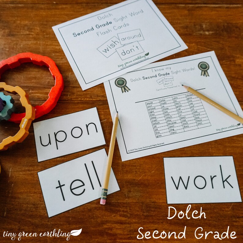 Minimalist 220 DOLCH Sight Words Flash Cards Printable - Etsy