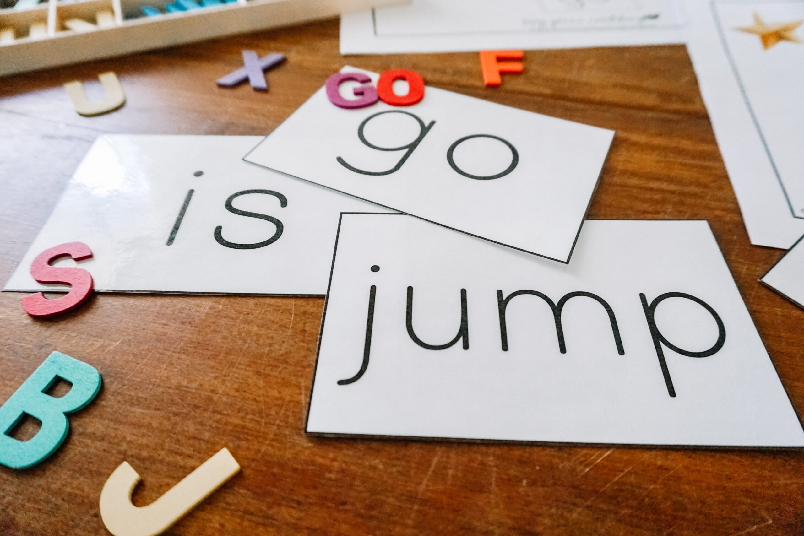 Dolch Pre-primer Sight Words Flash Card Printable (LARGE & MINIMALIST ...